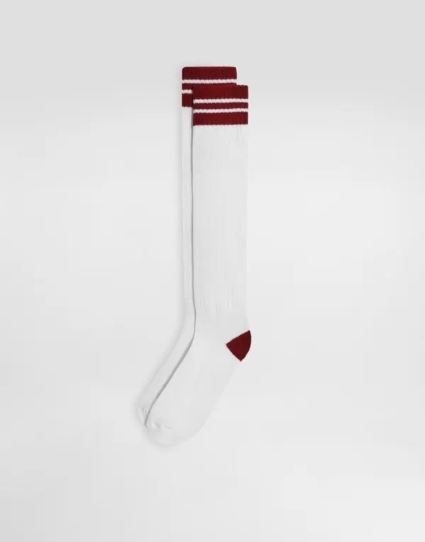 Dolce & Gabbana Ribbed Socks Socks