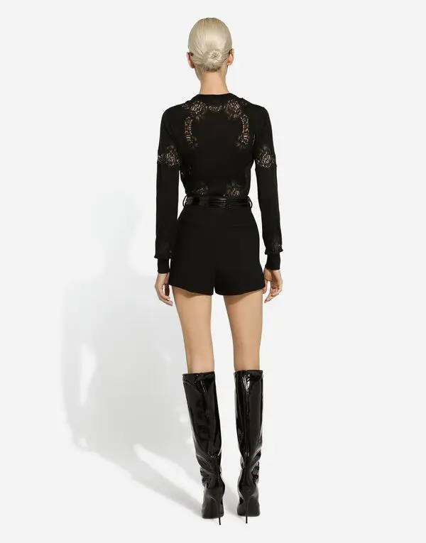 Dolce & Gabbana Cardigan C/bottoni Sweaters And Cardigans - Black