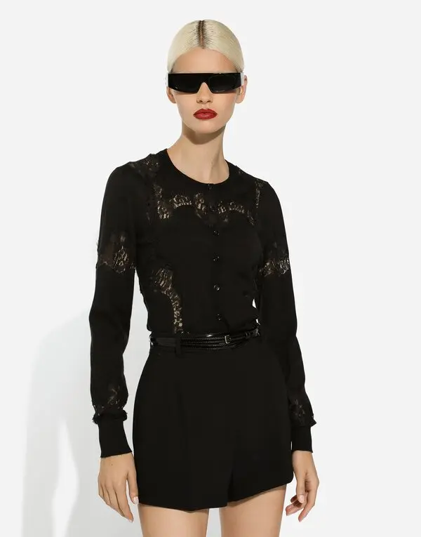 Dolce & Gabbana Cardigan C/bottoni Sweaters And Cardigans - Black