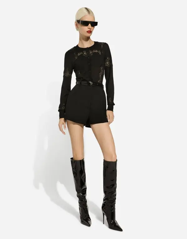 Dolce & Gabbana Cardigan C/bottoni Sweaters And Cardigans - Black