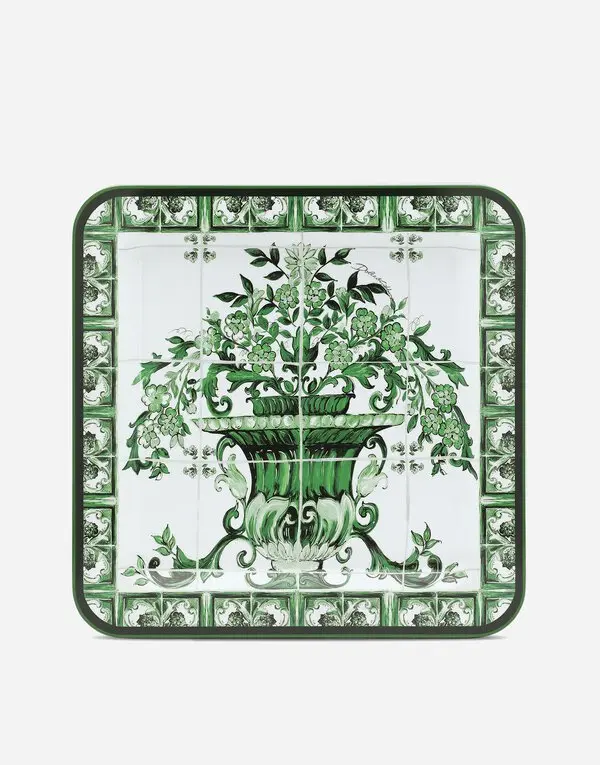 Dolce & Gabbana Wooden Tray Medium Square