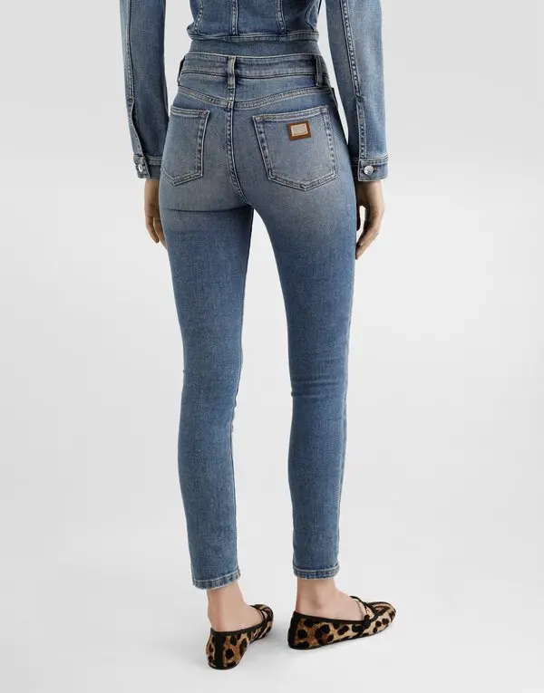 Dolce & Gabbana Skinny Denim Jeans Denim And Jeans Multi-colored
