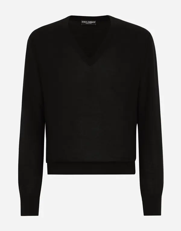 Dolce & Gabbana Pull Scollo V Sweaters And Cardigans Cashmere