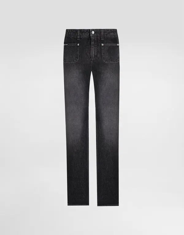 Dolce & Gabbana Flared Denim Jeans Denim And Jeans Multi-colored - Multicolor