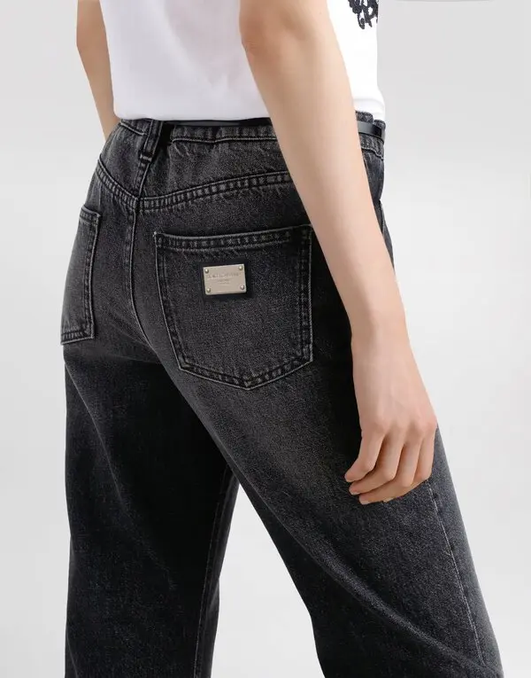 Dolce & Gabbana Flared Denim Jeans Denim And Jeans Multi-colored - Multicolor