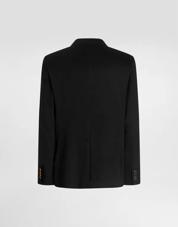Dolce & Gabbana Double-breasted Portofino Cashmere Jacket - Black