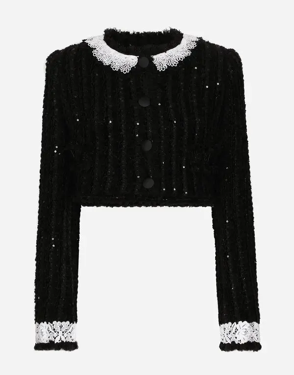 Dolce & Gabbana Giacchino Coats And Jackets - Black