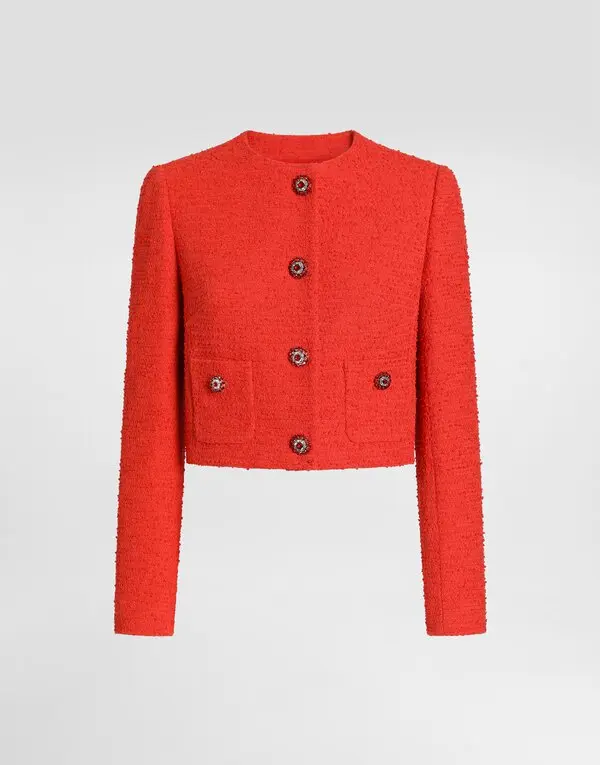 Dolce & Gabbana Giacchino Coats And Jackets - Orange