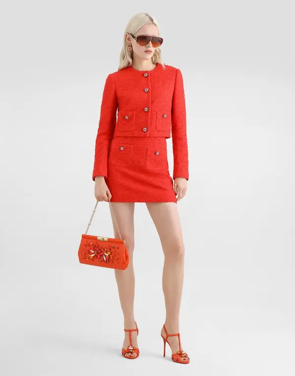 Dolce & Gabbana Giacchino Coats And Jackets - Orange