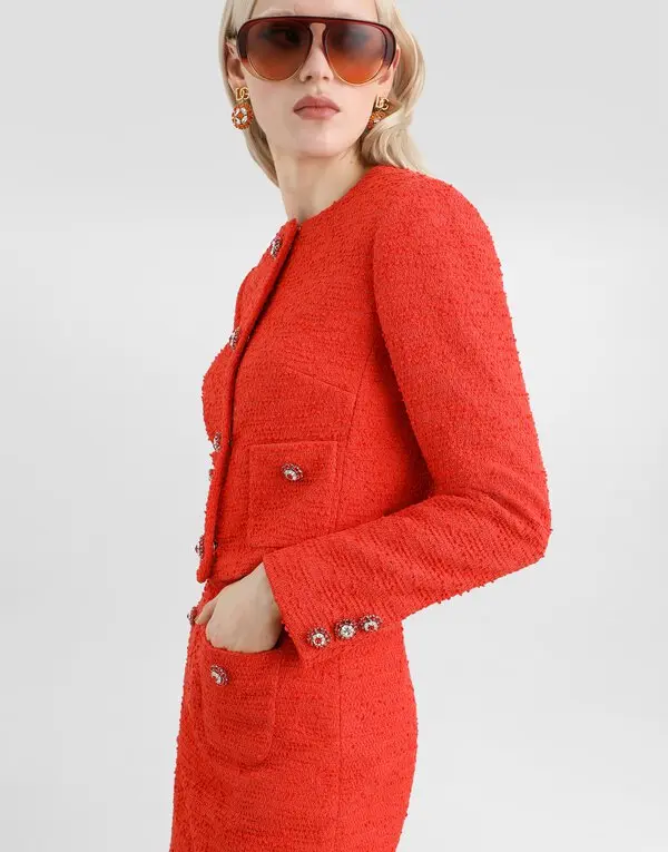 Dolce & Gabbana Giacchino Coats And Jackets - Orange