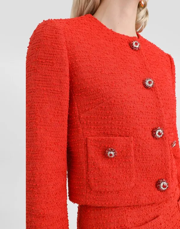 Dolce & Gabbana Giacchino Coats And Jackets - Orange