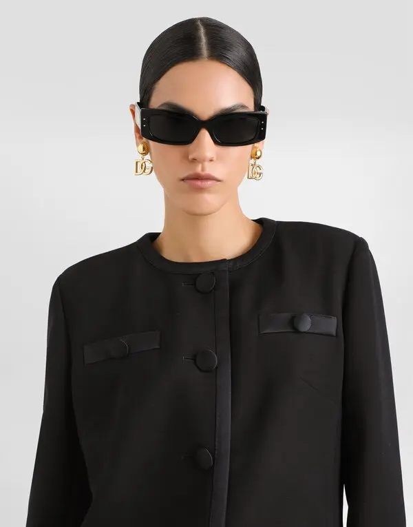 Dolce & Gabbana Single-breasted Jacket In Double Crêpe Coats And Jackets