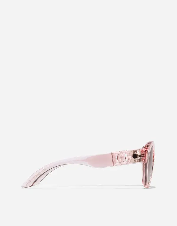 Dolce & Gabbana Everyday Flower Sunglasses Sunglasses - Transparent Pink