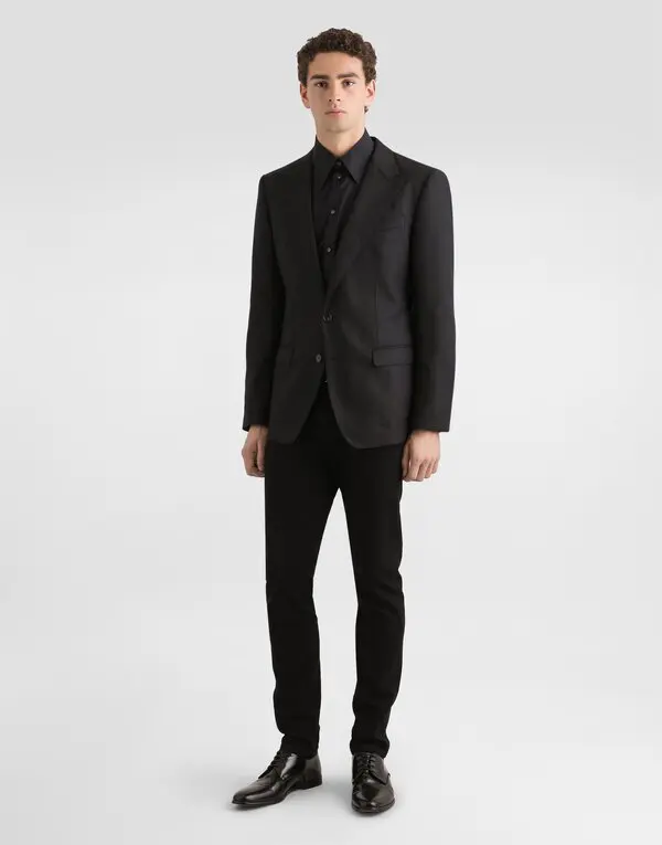 Dolce & Gabbana Single-breasted Taormina Wool Jacket Suits And Blazers