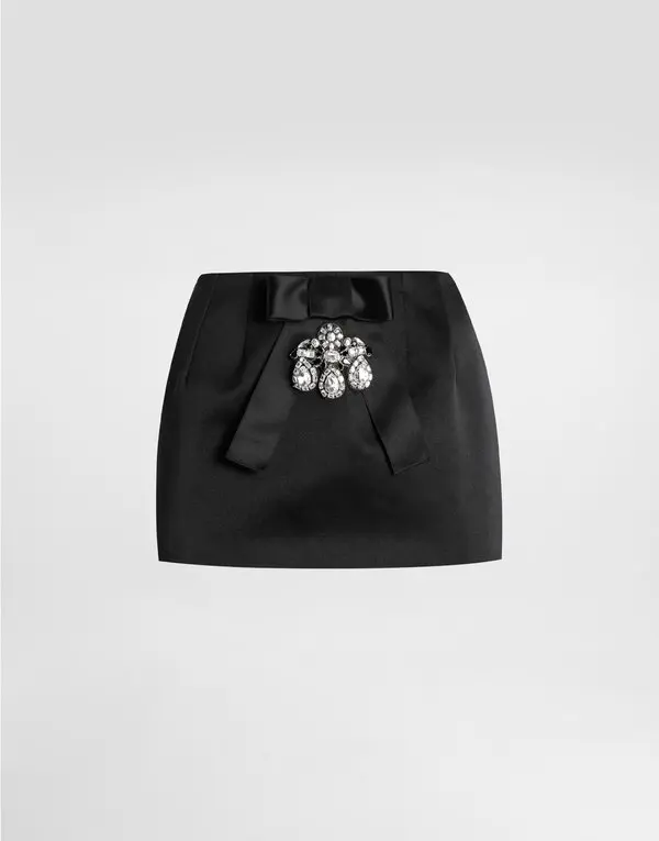 Dolce & Gabbana Duchesse Skirt Skirts Fabric - Black