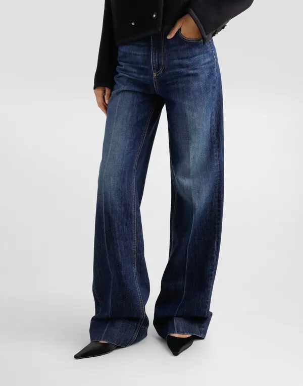 Dolce & Gabbana Denim Cigarette Jeans Denim And Jeans Multi-colored