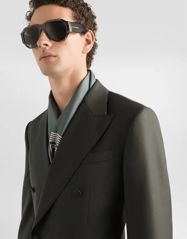 Dolce & Gabbana Double-breasted Virgin Wool Jacket Suits And Blazers