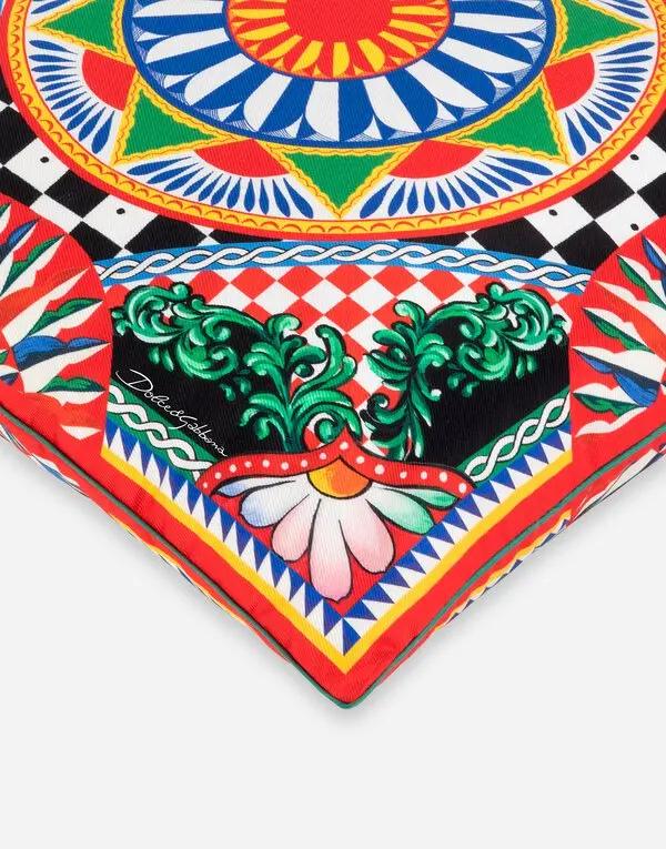 Dolce & Gabbana Silk Twill Cushion Small Small Cushions