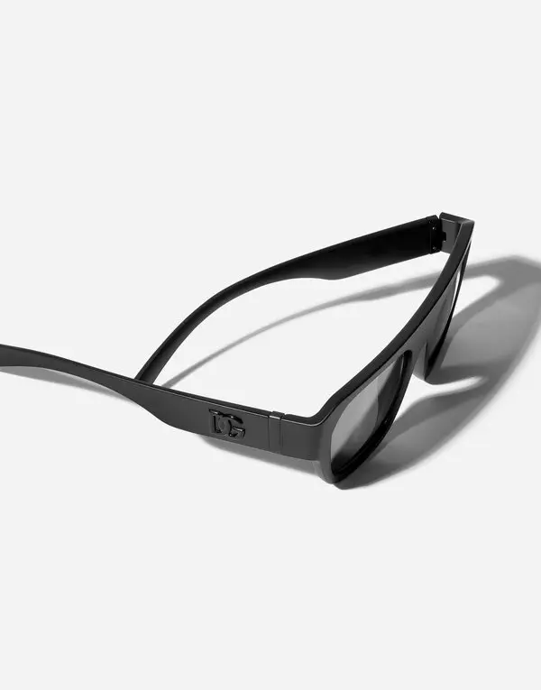 Dolce & Gabbana Crossed Sunglasses - Black