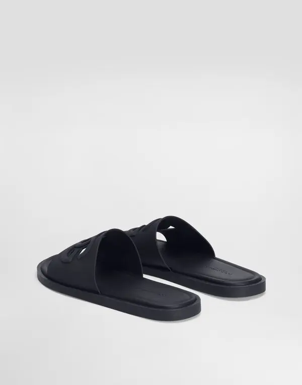 Dolce & Gabbana Rubber Beachwear Sliders Sandals And Slides Rubber