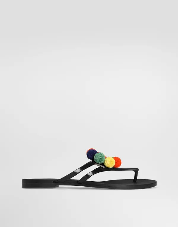 Dolce & Gabbana Beachwear Slides And Mules Multi-colored - Multicolor