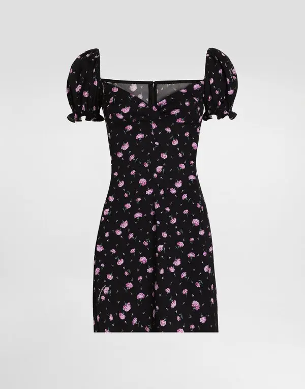 Dolce & Gabbana Carnations-print Dress Dresses