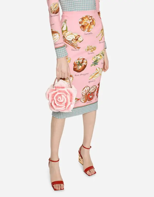 Dolce & Gabbana Resin Rose-design Dolce Box Bag Handbags