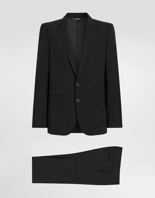 Dolce & Gabbana Abito Suits And Blazers Wool - Black