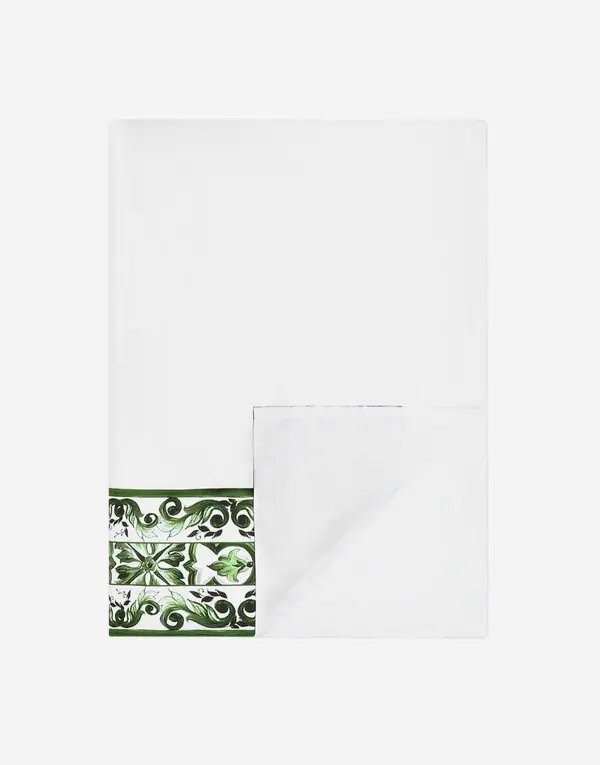 Dolce & Gabbana Cotton Sateen Flat Sheet Bedding