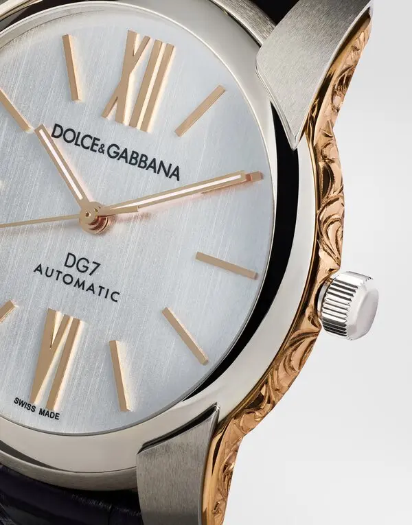 Dolce & Gabbana Dg7 Gattopardo Watch Watches - Silver