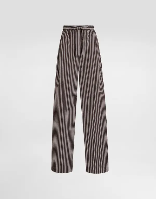 Dolce & Gabbana Striped Poplin Trousers