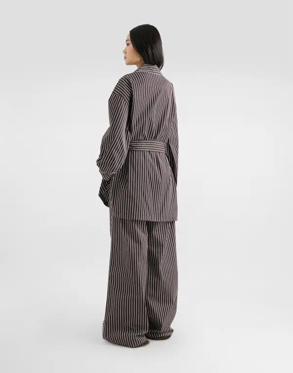 Dolce & Gabbana Striped Poplin Trousers