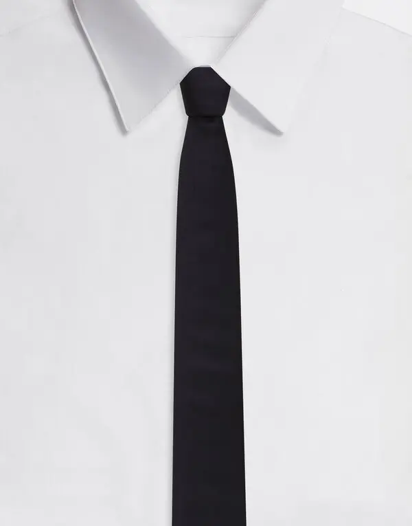 Dolce & Gabbana Silk Neck Tie - Blue