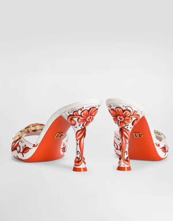 Dolce & Gabbana Sandalo Slides And Mules Cotton