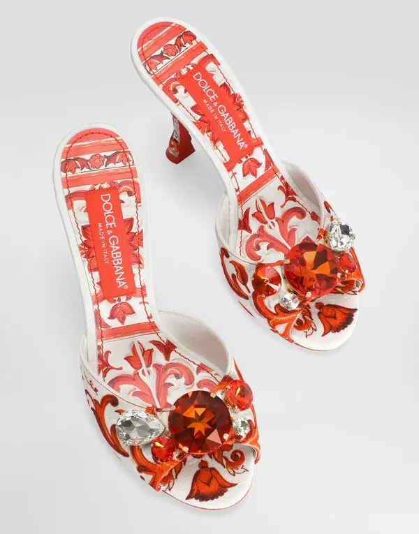 Dolce & Gabbana Sandalo Slides And Mules Cotton