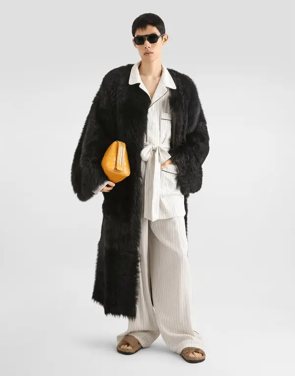 Dolce & Gabbana Linen-silk Vanity Robe Shirts