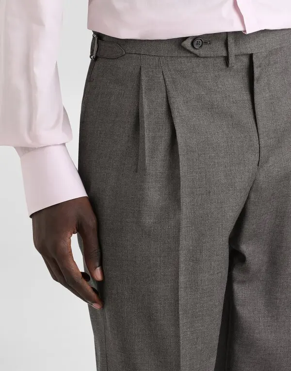 Dolce & Gabbana Wool Canvas Trousers