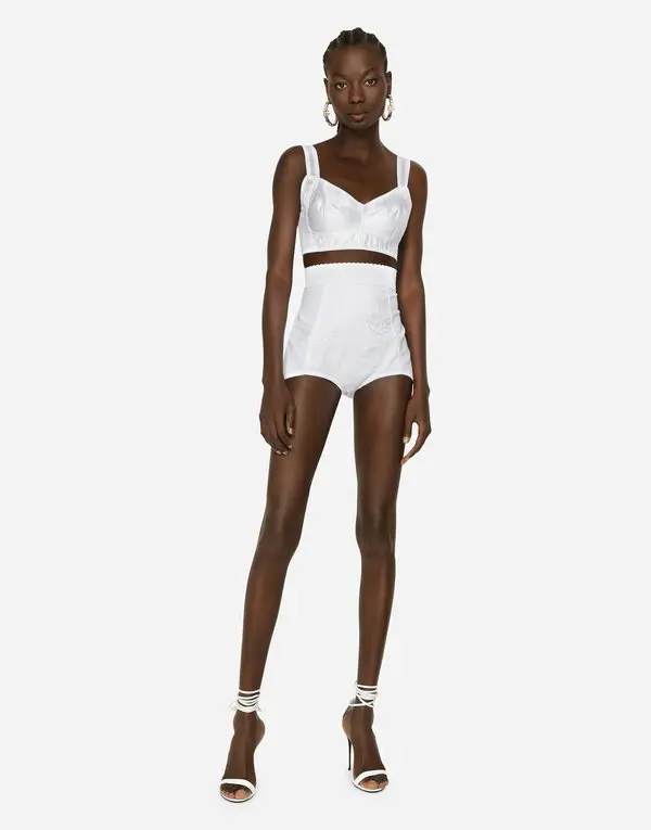 Dolce & Gabbana Corset Top Shirts And Tops Satin