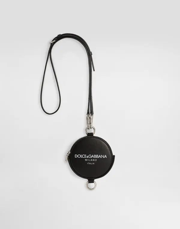 Dolce & Gabbana Calfskin Coin Pouch Wallets And Small Leather Goods - Black