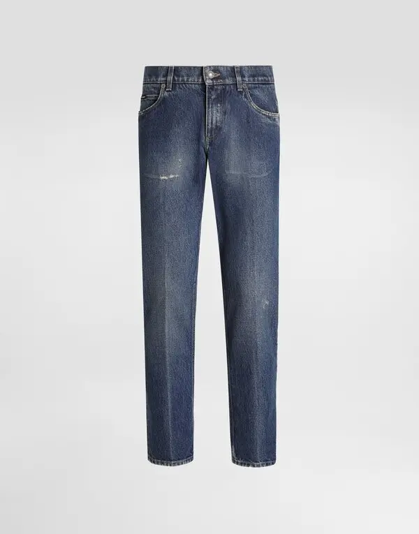 Dolce & Gabbana Regular Cotton Jeans Denim Multi-colored