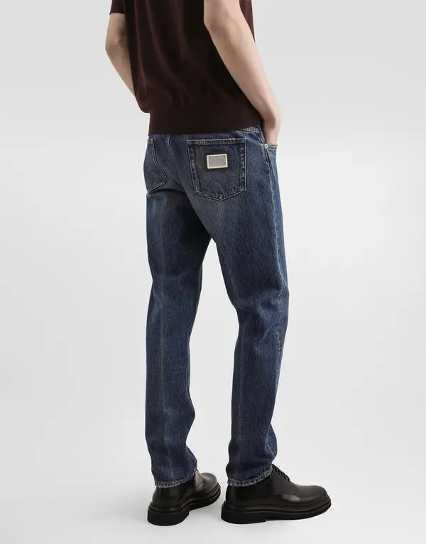 Dolce & Gabbana Regular Cotton Jeans Denim Multi-colored