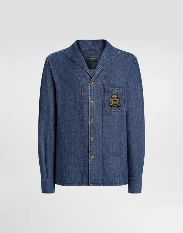 Dolce & Gabbana Denim Shirt Denim Multi-colored - Multicolor