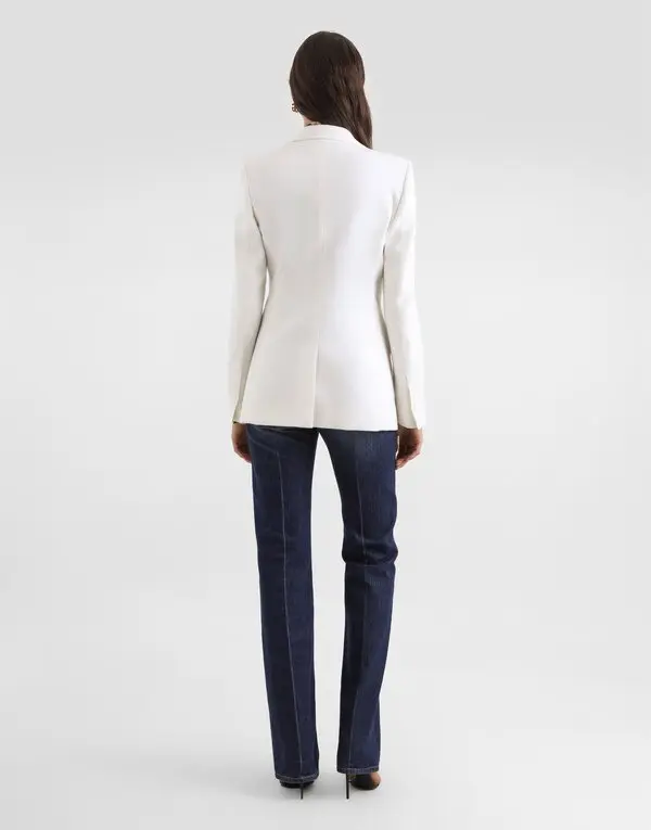 Dolce & Gabbana Single-breasted Cashmere Jacket Blazers