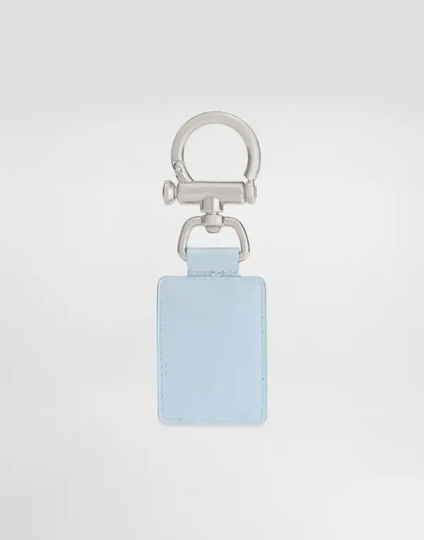 Dolce & Gabbana Smooth Calfskin Keyring Leather - Azure