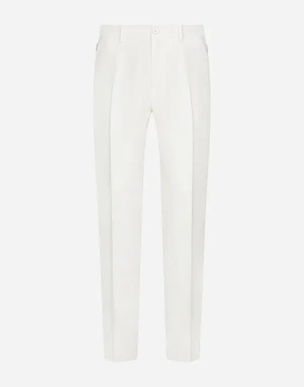 Dolce & Gabbana Linen Pants Pants And Shorts - White