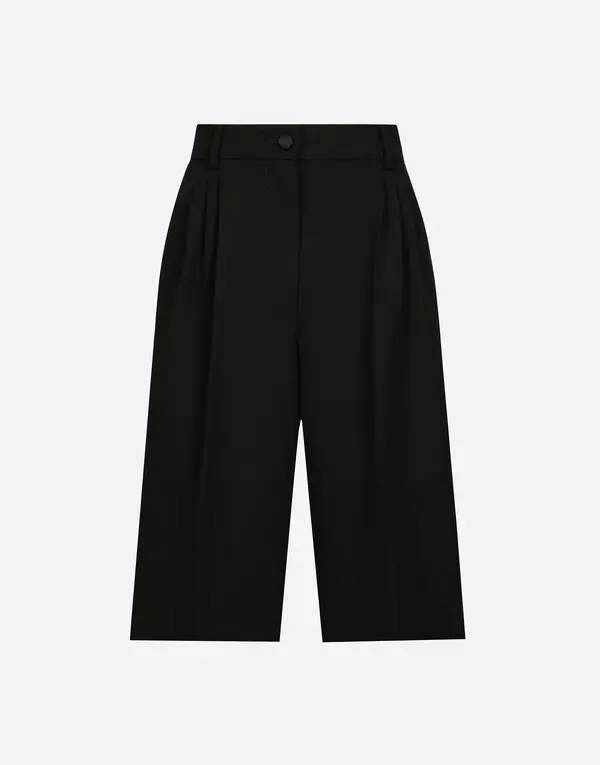 Dolce & Gabbana Wool Gabardine Tuxedo Bermuda Shorts Pants And Shorts Wool