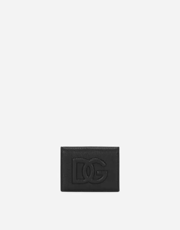 Dolce & Gabbana Dg Logo Card Holder Wallets And Small Leather Goods - Black