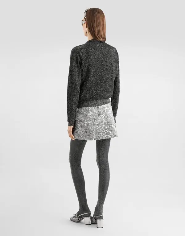 Dolce & Gabbana Metallic Viscose Tank Top Sweaters And Cardigans