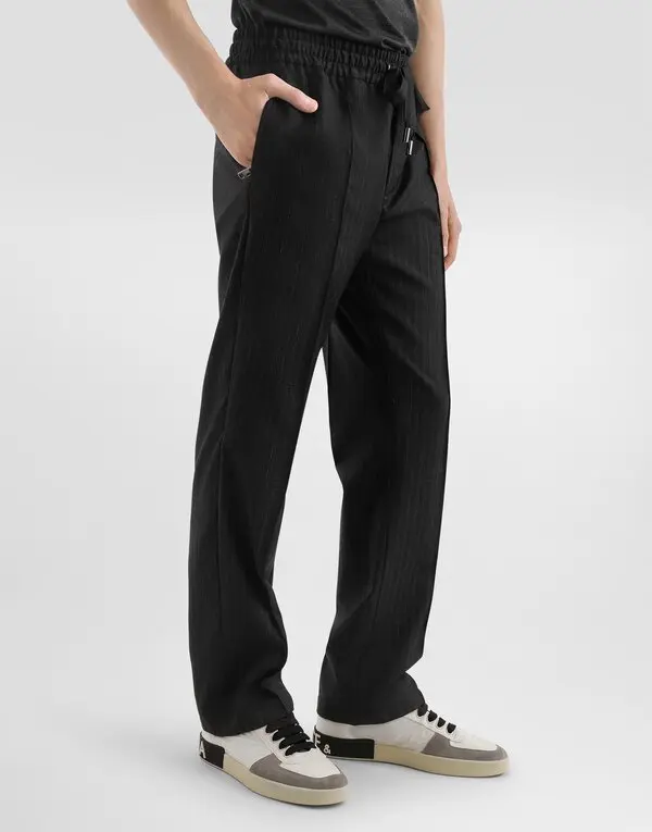 Dolce & Gabbana Tailored Pinstripe Jogging Trousers - Multicolor