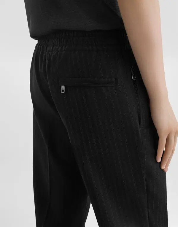 Dolce & Gabbana Tailored Pinstripe Jogging Trousers - Multicolor